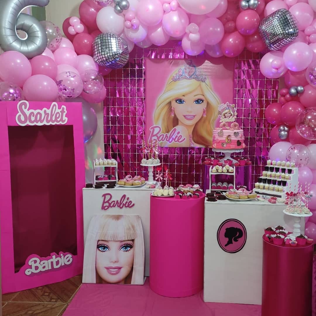 Temática de barbie para cumpleaños - Feliz Fiesta